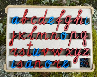 Movable Alphabet. English. Montessori Method of Education. Small ...