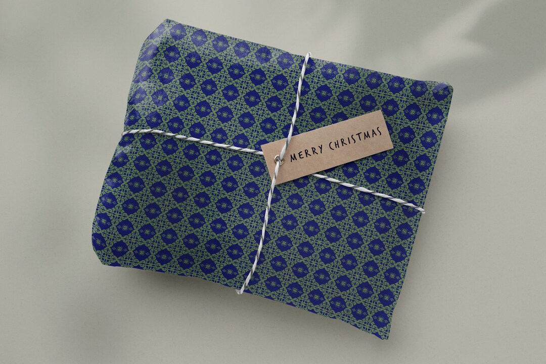 Gift Wrapping Paper FESTIVE to Print DIN A4 A3 Download Christmas Gift ...