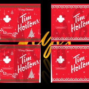 Tim Hortons Sublimation Christmas Tumbler Wrap - Etsy
