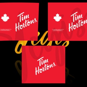 Tim Hortons Sublimation Tumbler Wrap - Etsy