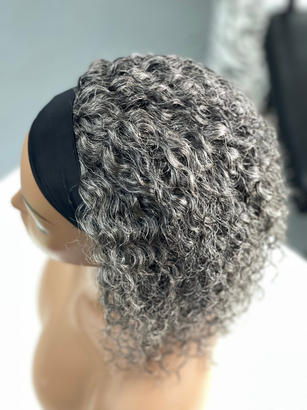 10 in Remy 44 Headband Wig - Etsy