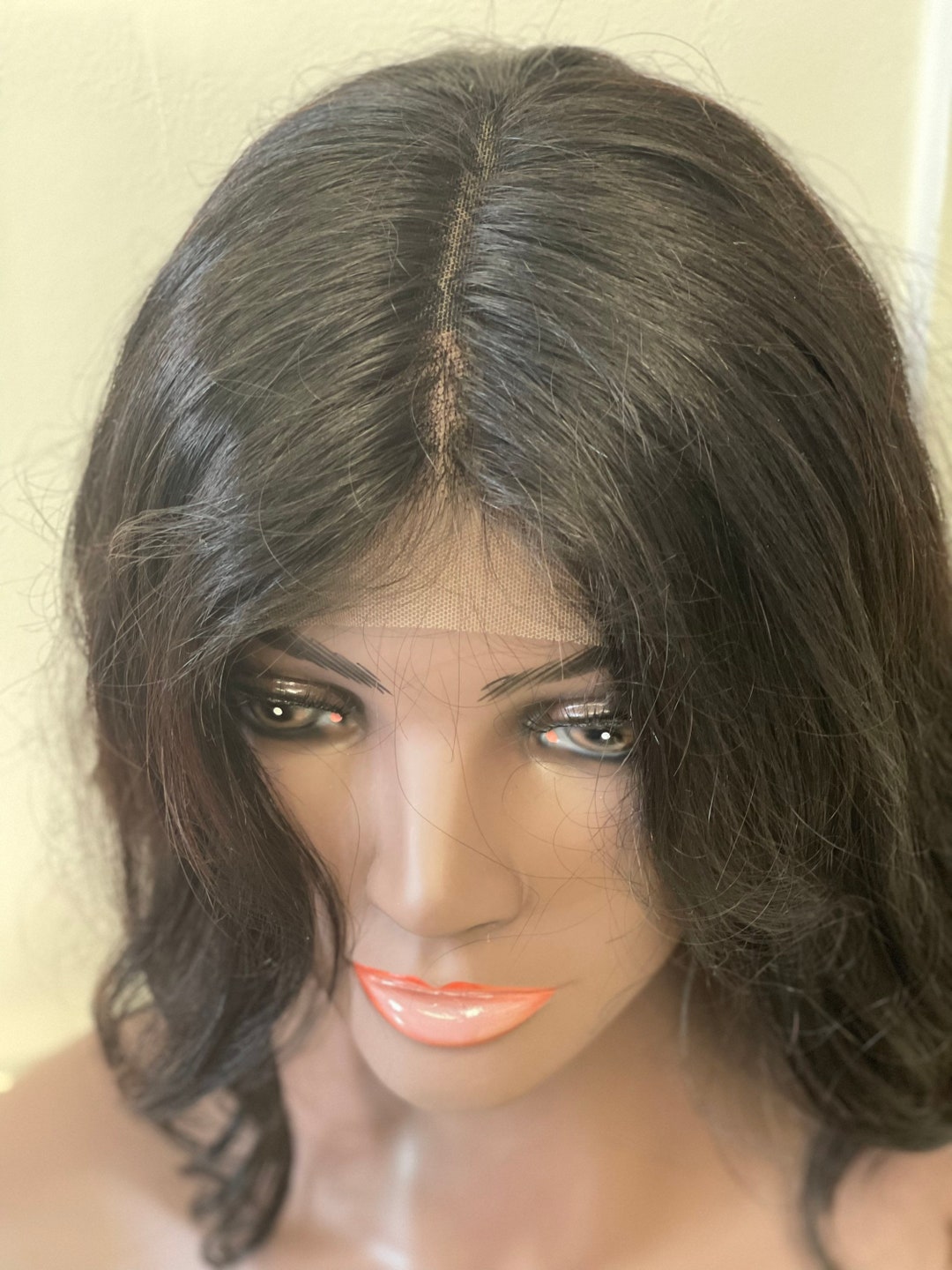 Human Hair Wig - Etsy