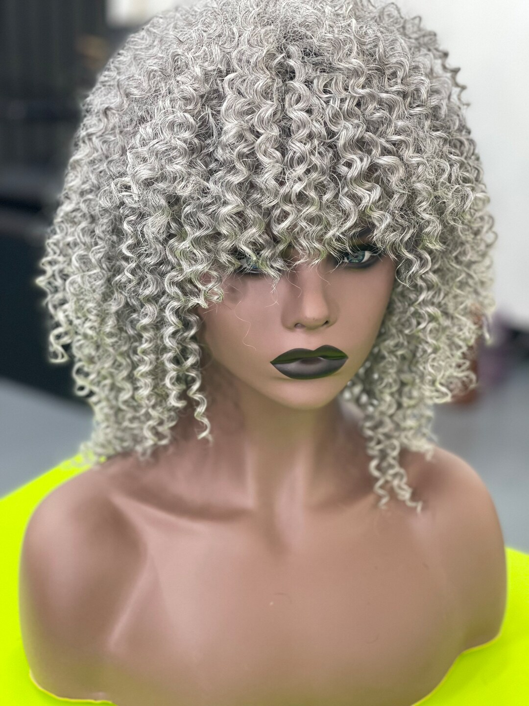 Tight Curl Full Wig - Etsy