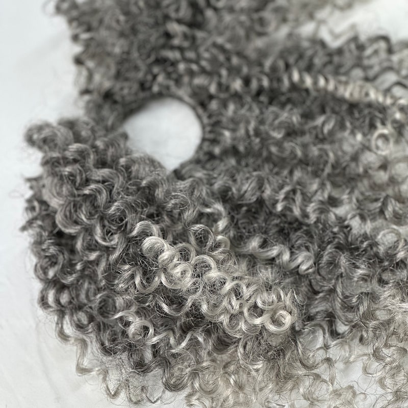 Gray Afro Ponytail - Etsy
