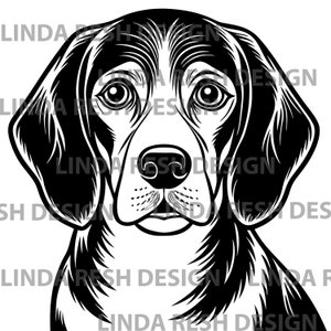 2 Dogs Svg, Beagle Dogs PNG SVG, Dog Art Png Svg - Etsy