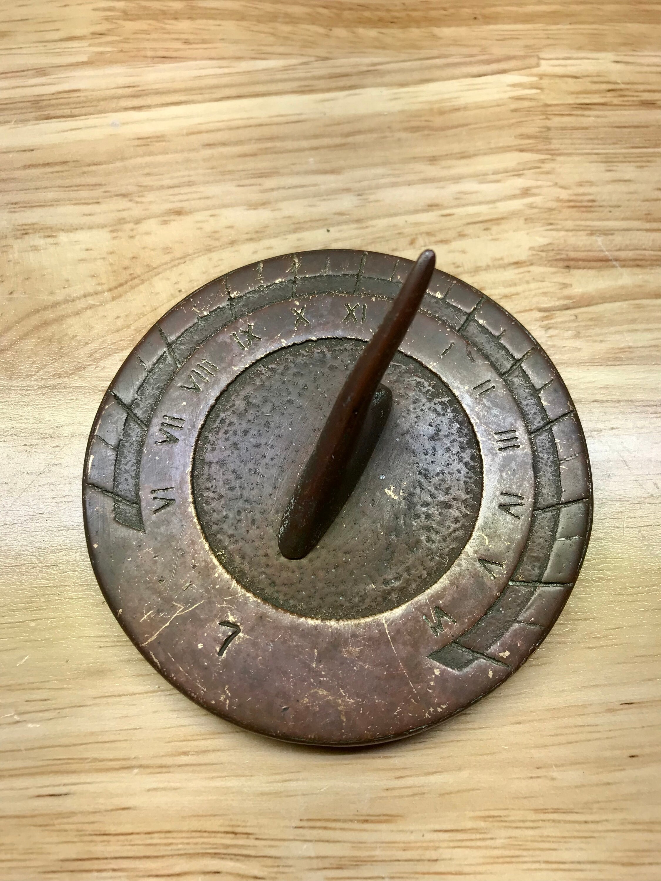 Solid Brass white Swan Sundial Paperweight - Etsy
