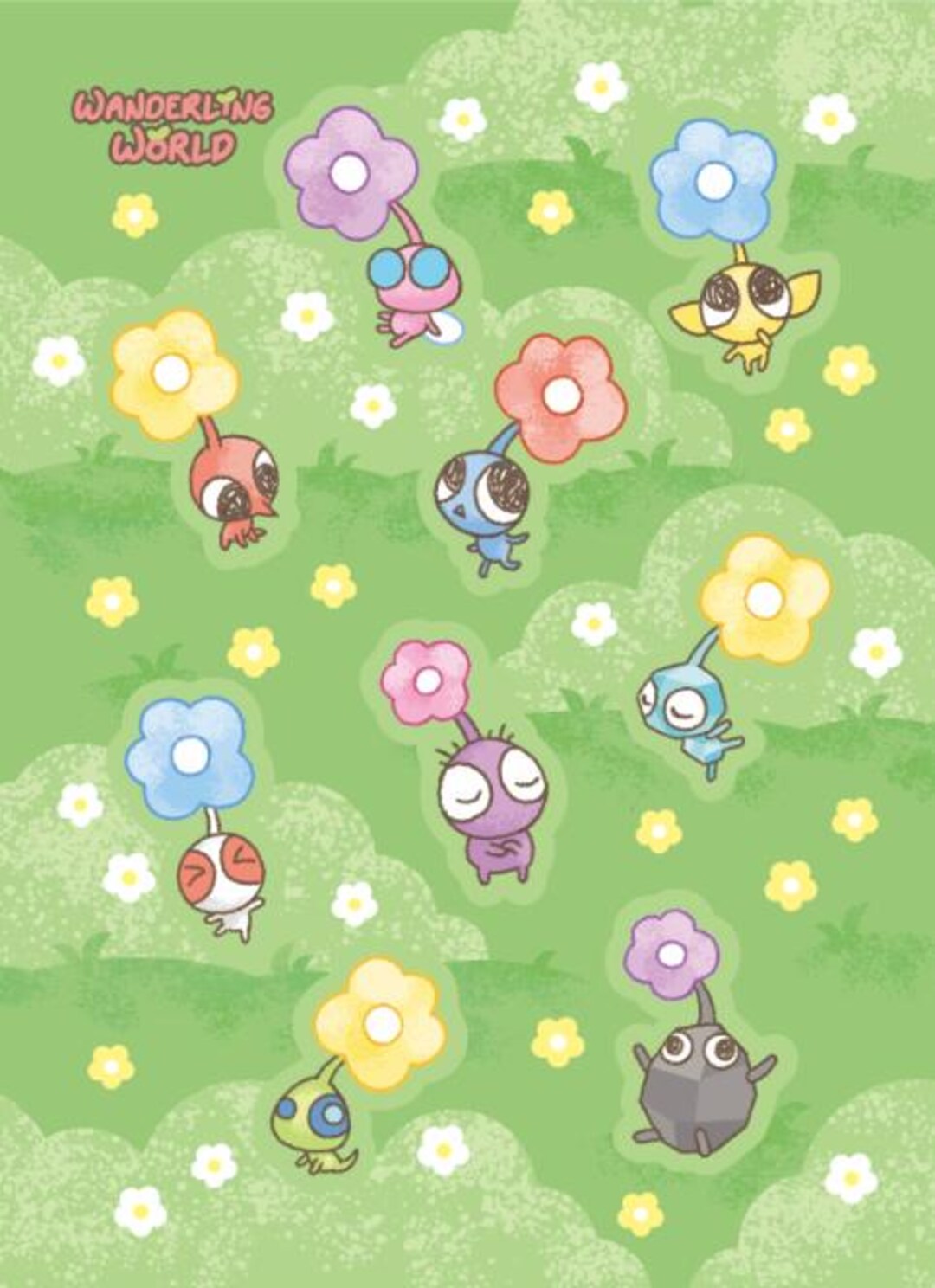 Pikmin Sticker Sheet - Etsy
