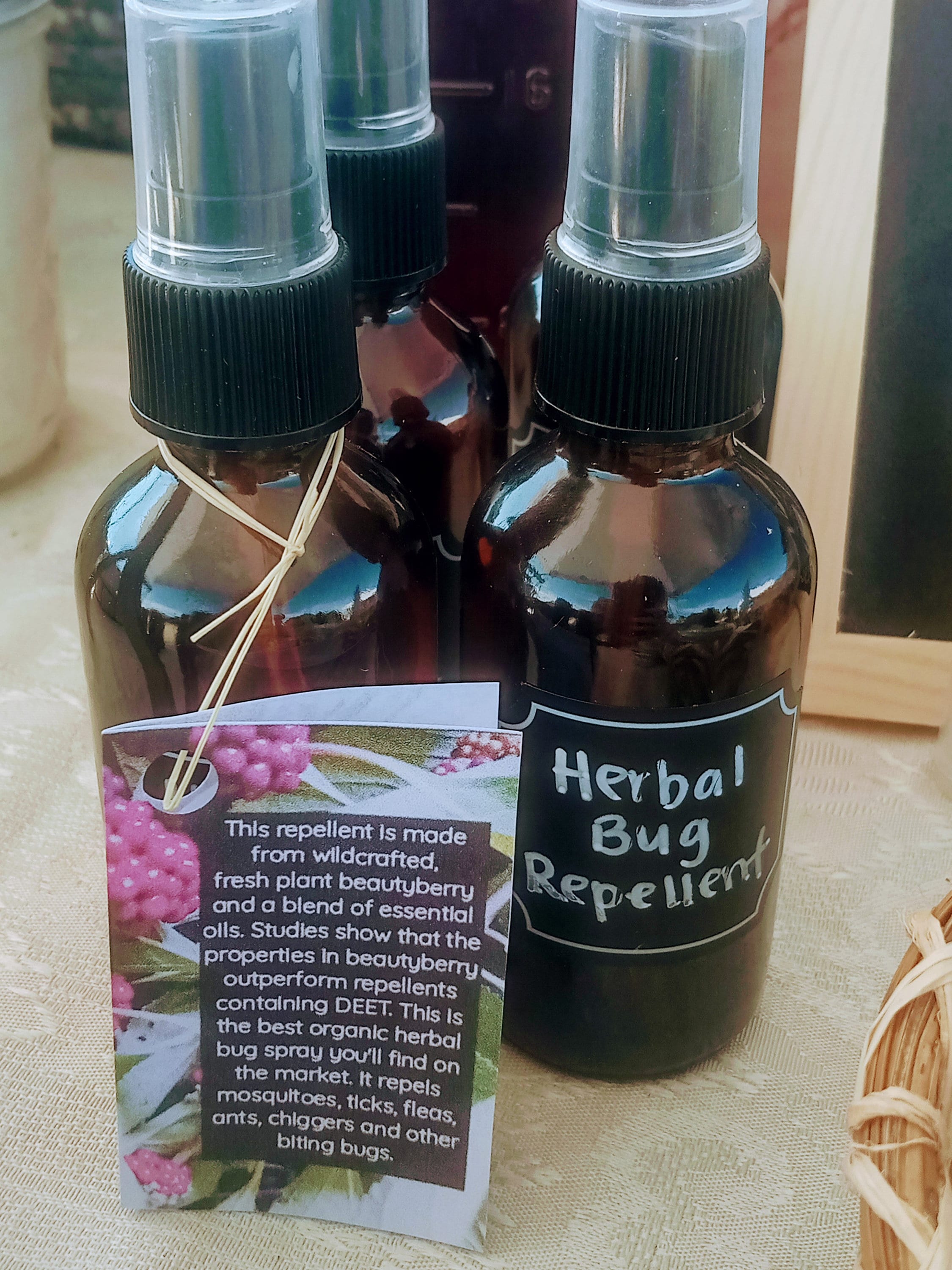 Herbal Bug Repellent, American Beautyberry - Etsy