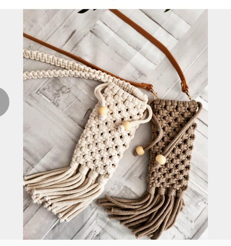 Macrame Phone Case Small Bad Cute Handmade Macrame Phone Sock Mobile ...