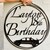 Personalised Wooden Happy Birthday Name Wall Hanging Leaf Hoop Sign ...