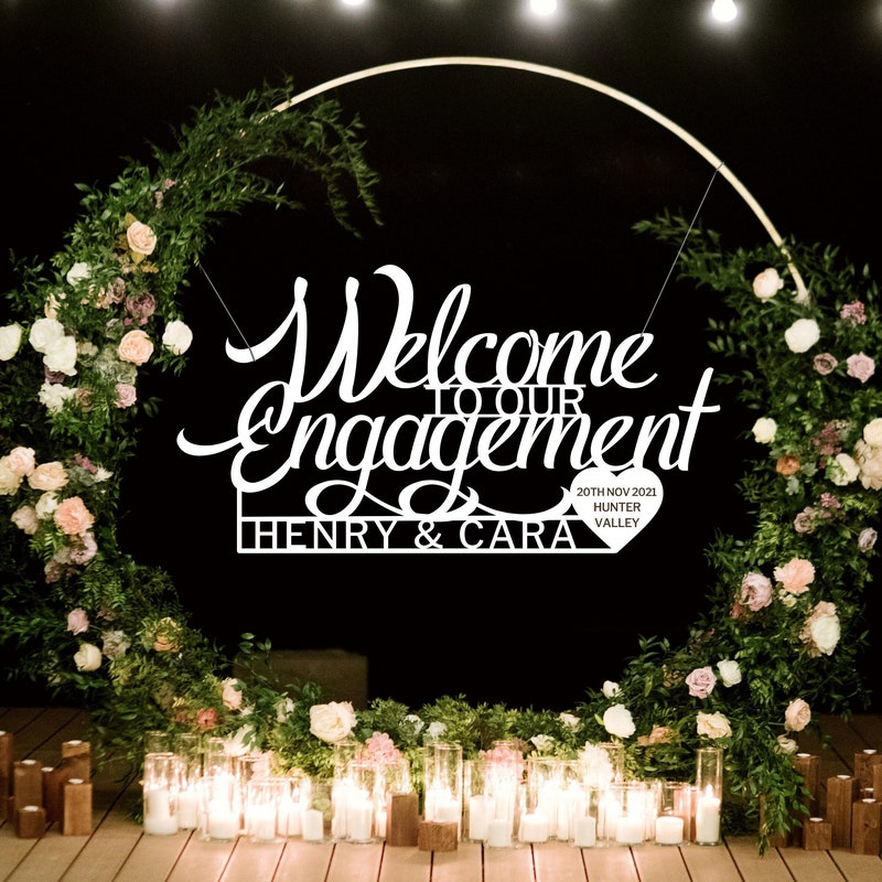 Engagement Backdrop - Etsy