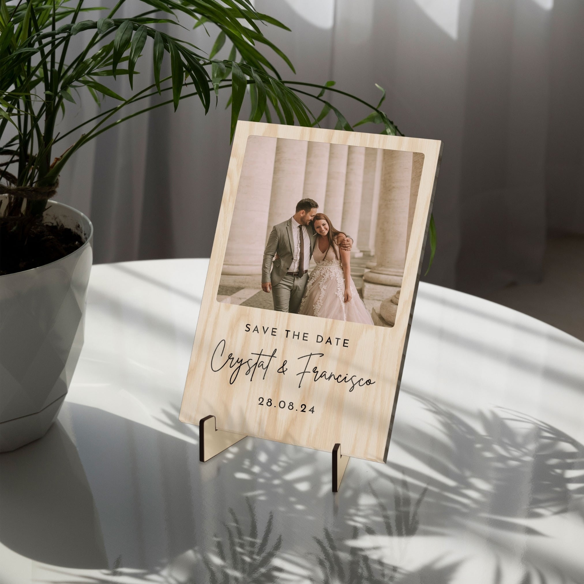 Custom UV Print Wooden Photo Plaque, Personalised Acrylic Picture ...