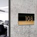 Personalised Wooden & Acrylic Door Sign, Room Name/ Number Plaque ...