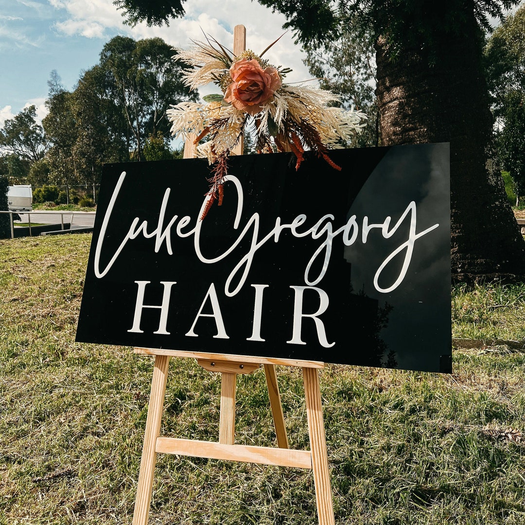 Custom Acrylic 3D Double Layer Business Rectangle Sign on Wall/ Door ...