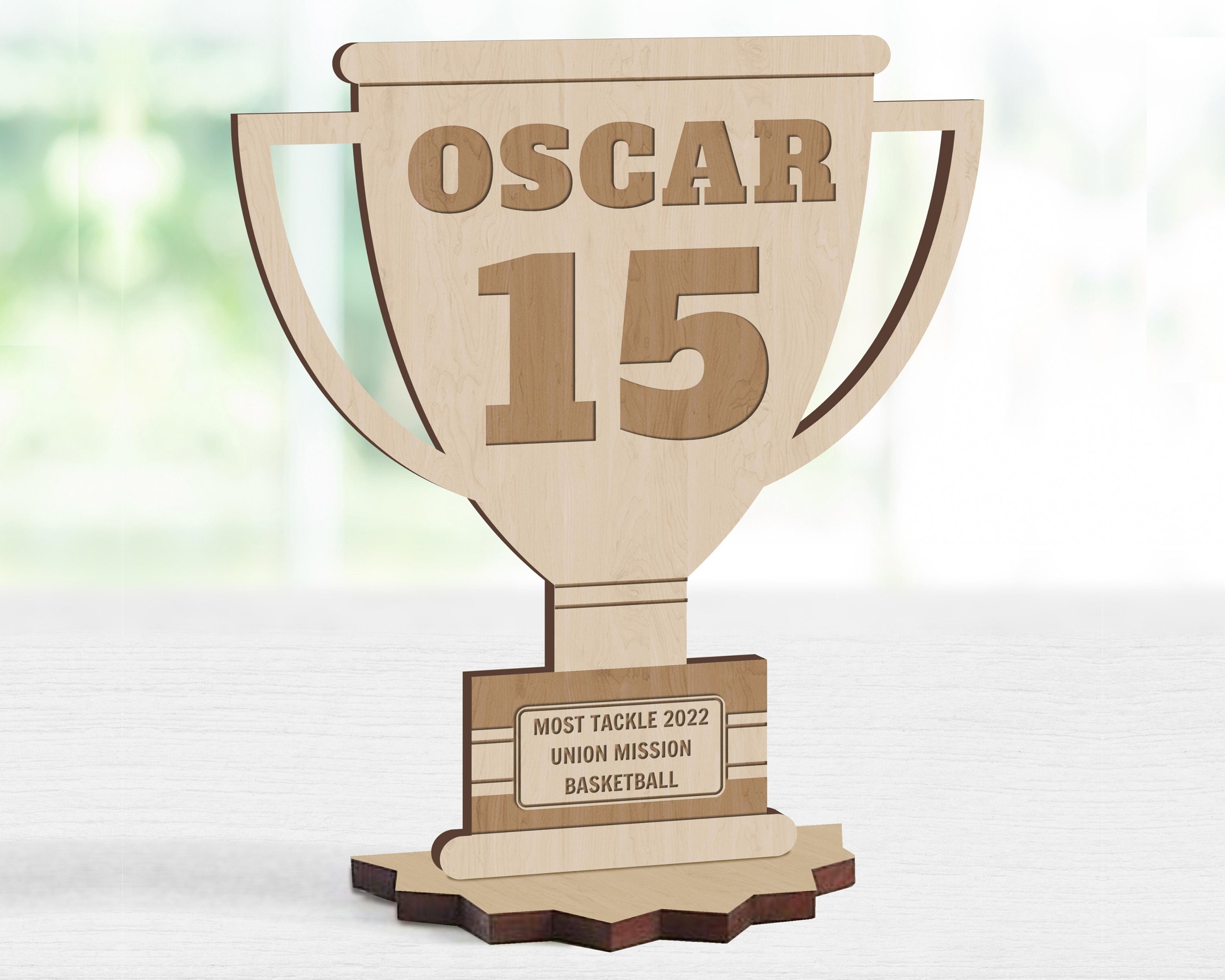 Second Place Trophy Soccer