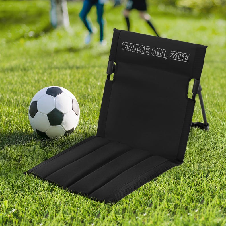 Custom Embroidered Portable Folding Camping Chair, Personalised Logo ...