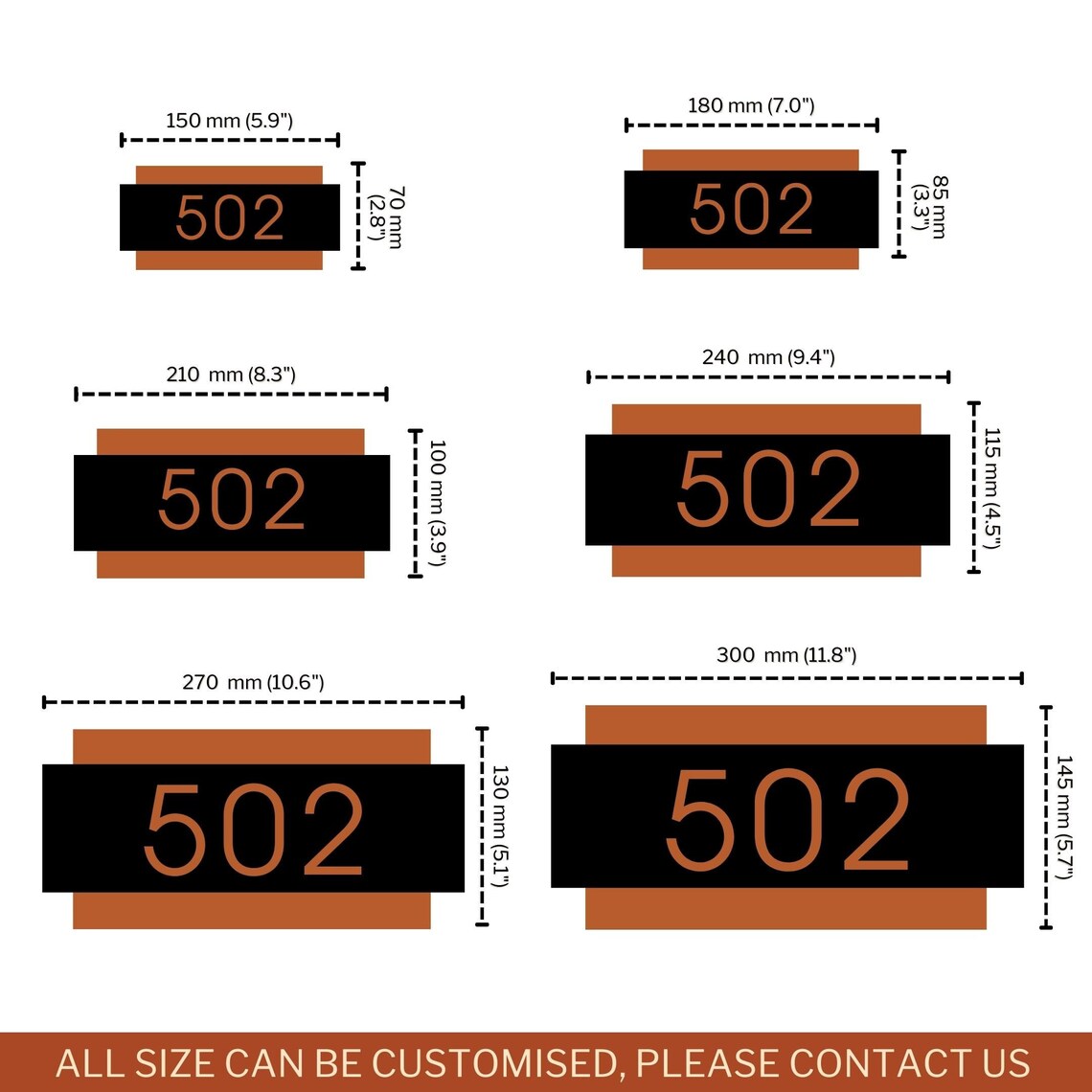 Personalised Wooden & Acrylic Door Sign, Room Name/ Number Plaque ...