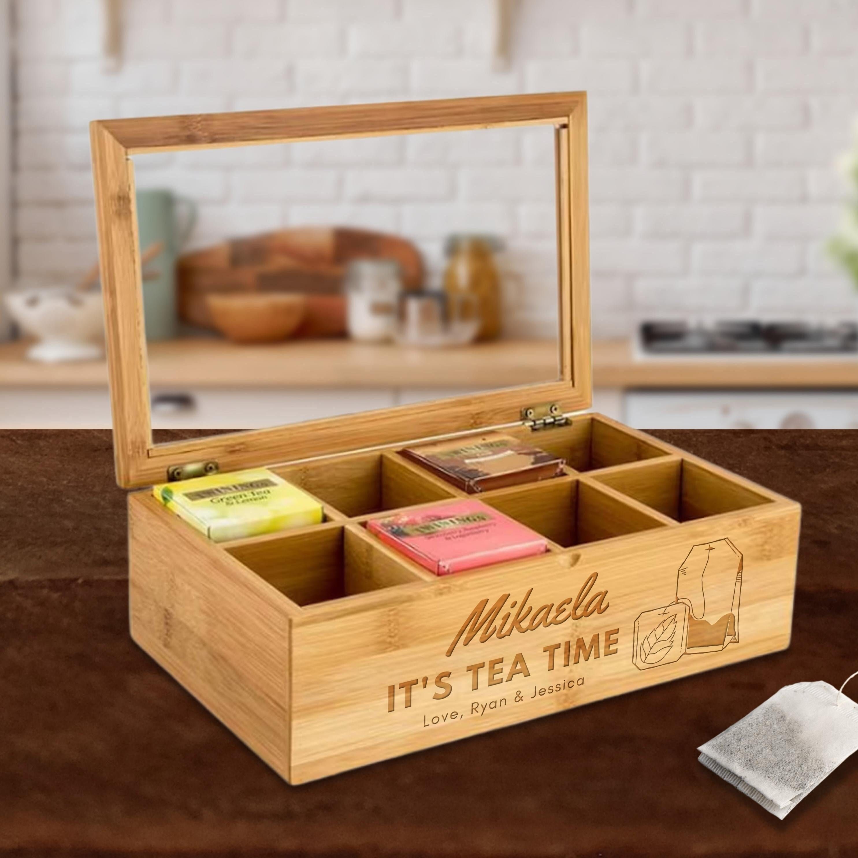 Wooden Tea Box Design