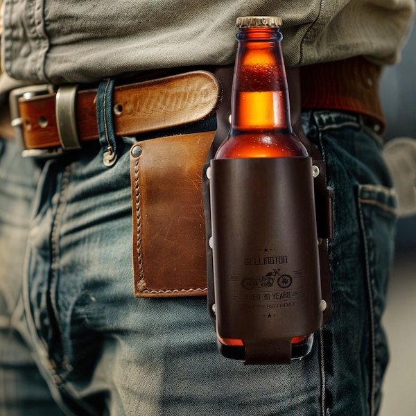 Beer Bottle Holster - Etsy