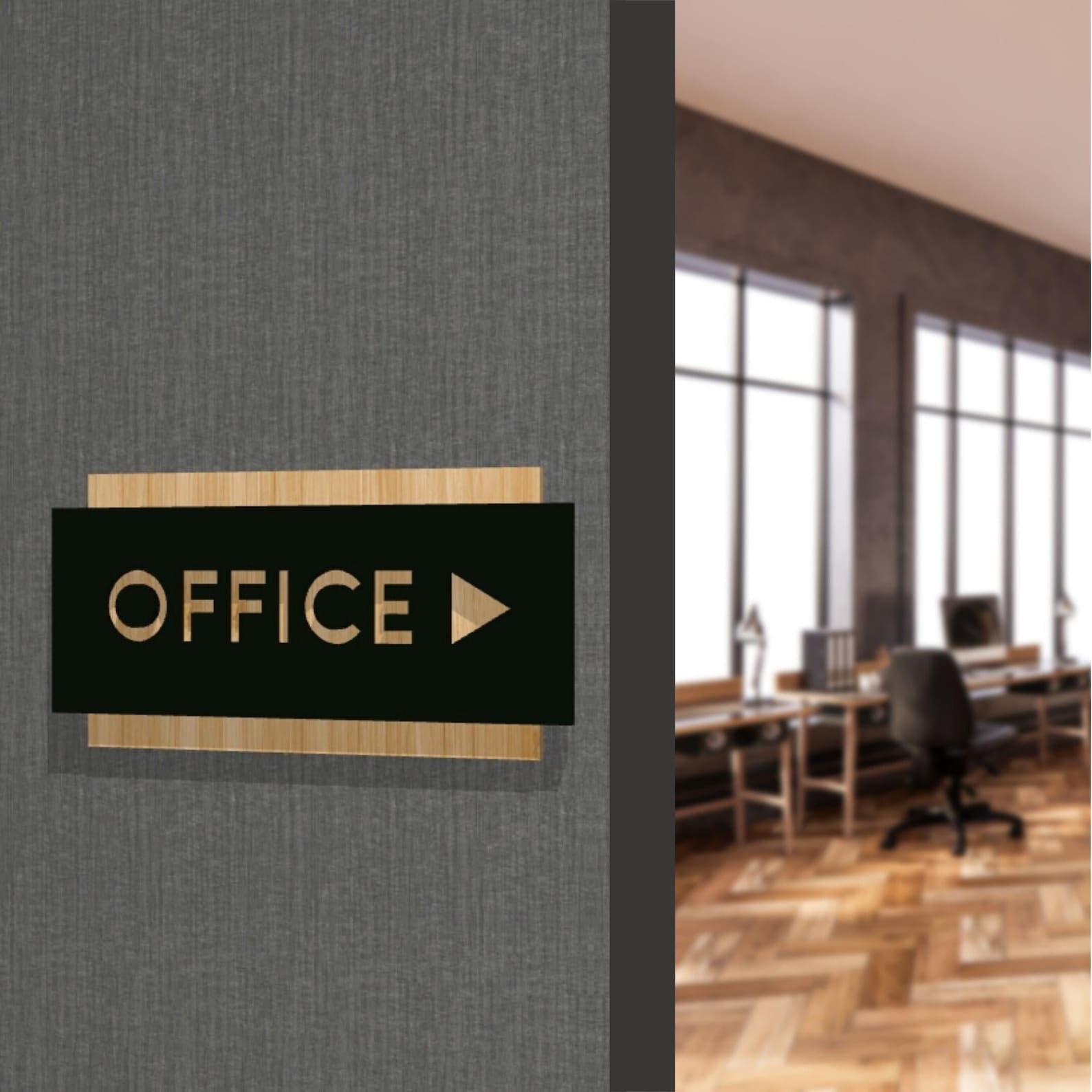 Personalised Wooden & Acrylic Door Sign, Room Name/ Number Plaque ...