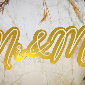 Custom Acrylic 3D Double Layered Name Sign, Personalised Rose/ Gold ...