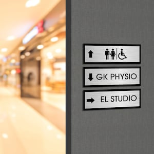 Personalised Acrylic Room Name Sign, Door Number, Company Wall Plate ...