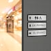 Personalised Acrylic Room Name Sign, Door Number, Company Wall Plate ...