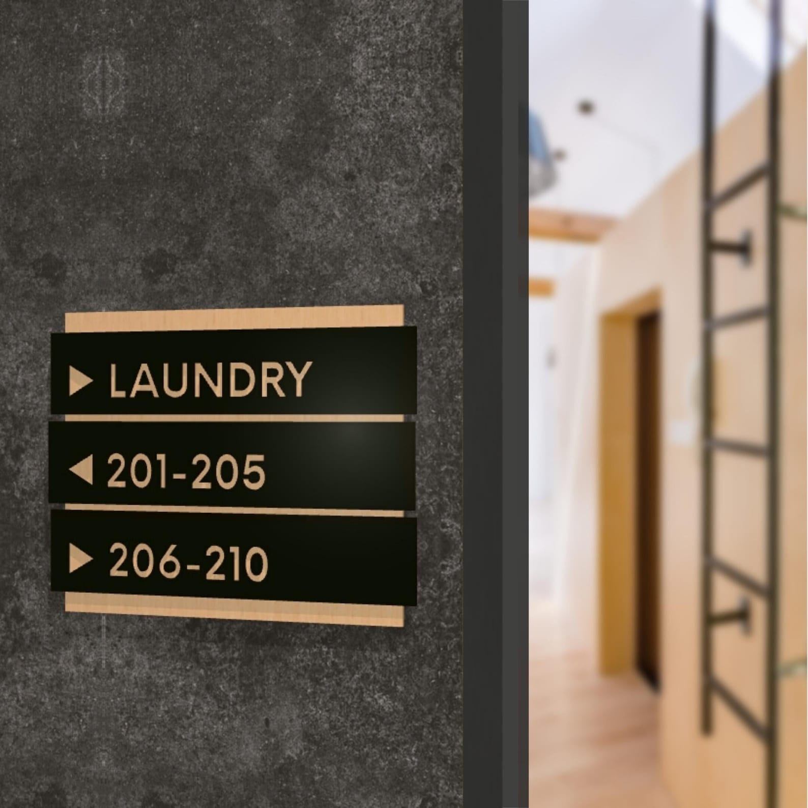 Personalised Wooden & Acrylic Wayfinding/ Location Signage/ Custom ...