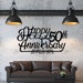 Custom Happy Anniversary Sign, Personalised Name & Date Wedding Signage ...