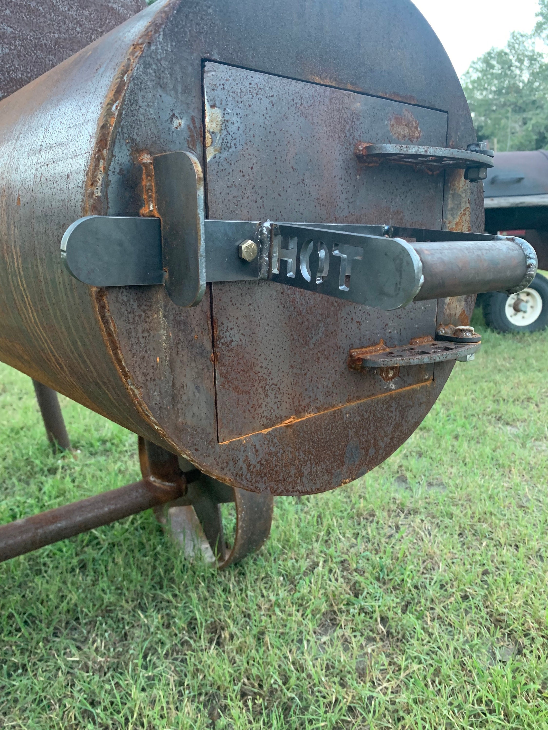 BBQ Firebox Handle Unassembled - Etsy