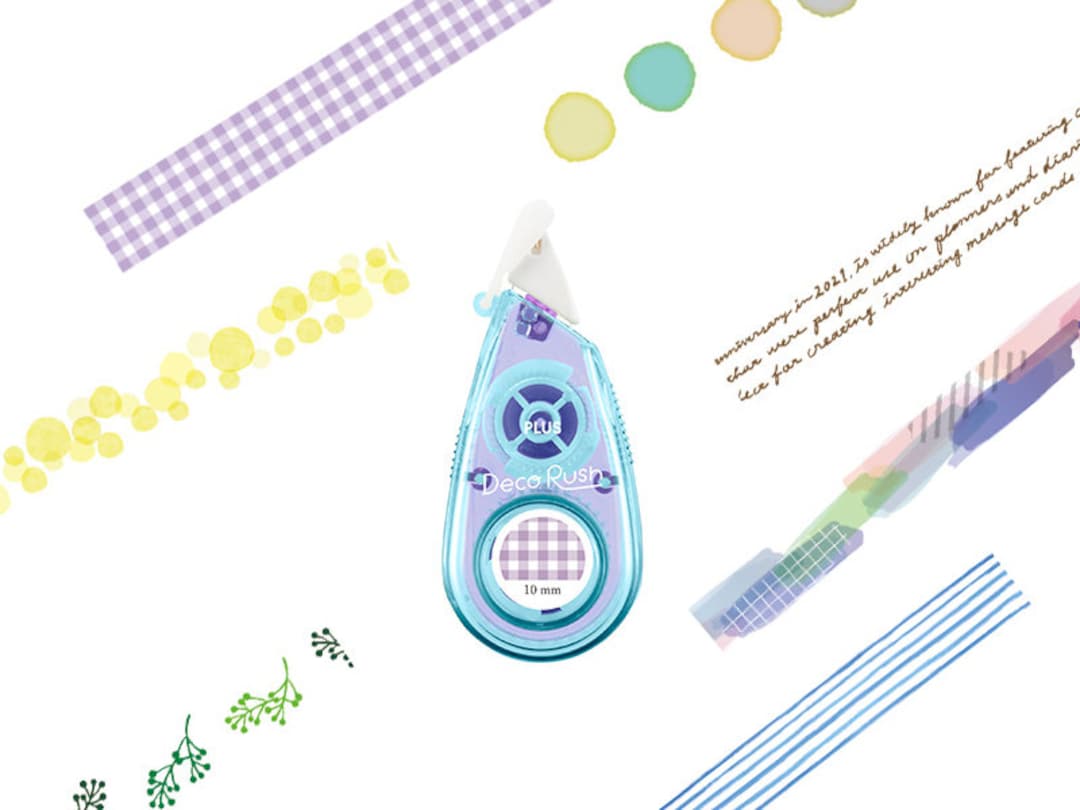 PLUS Deco Rush Decoration Transfer Sticker Tape 10mm Pattern - Etsy