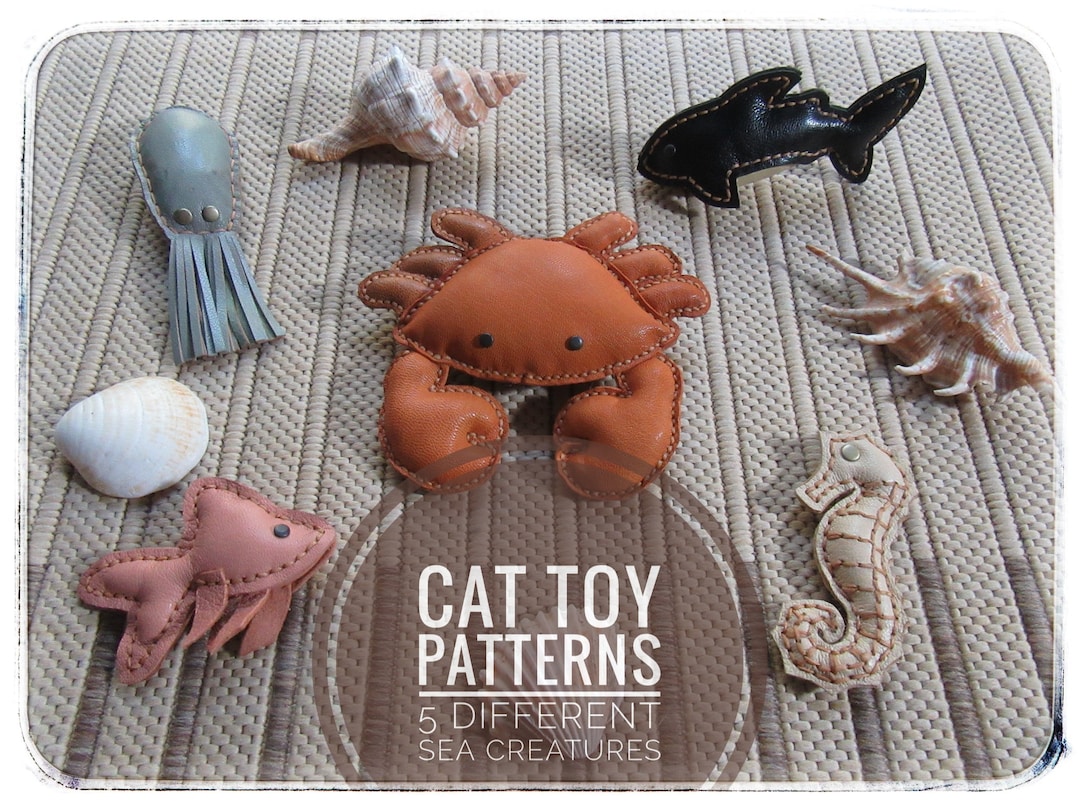 Cat Toy Leather PDF Pattern - by Leathercraft Rebels - Etsy