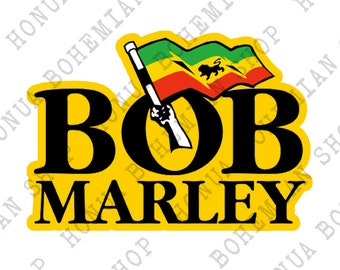 Bob marley sticker | Etsy