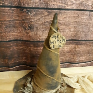 Extreme Primitive Witch Hat Halloween Fall Decor - Etsy