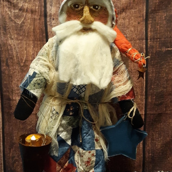 Clay Face Santa - Etsy