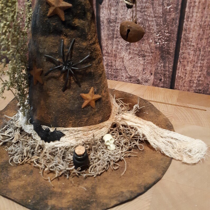 Extreme Primitive Farmhouse Halloween Spooky Cute Witch Hat Holiday Decor - Etsy