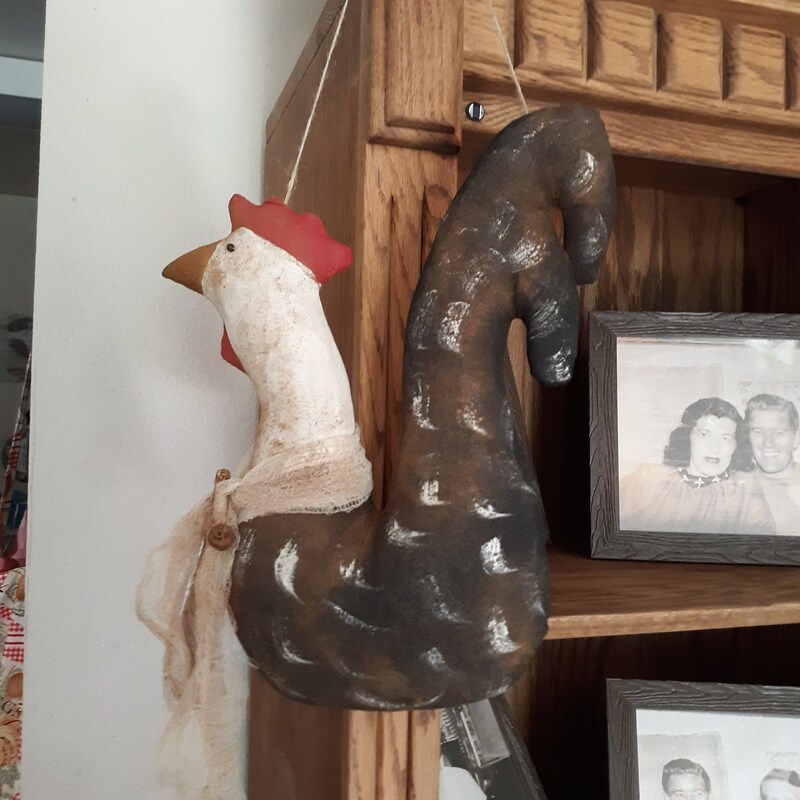 Primitive Rooster - Etsy