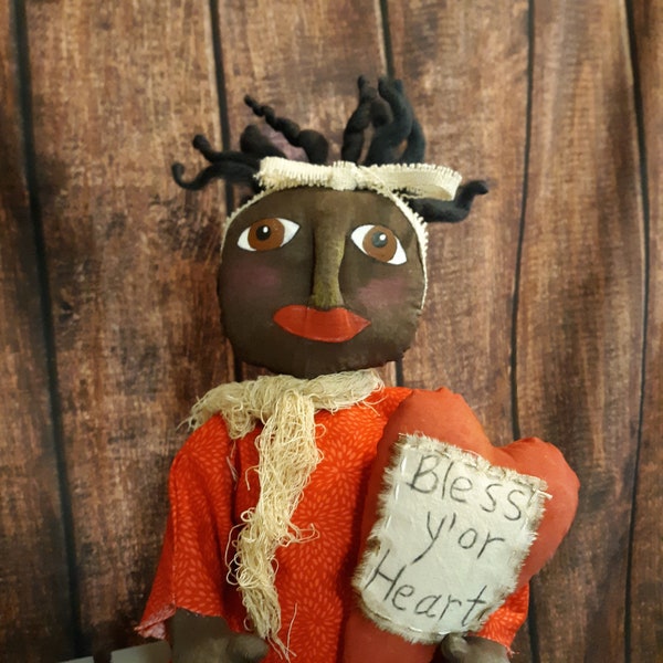 Primitive Doll - Etsy