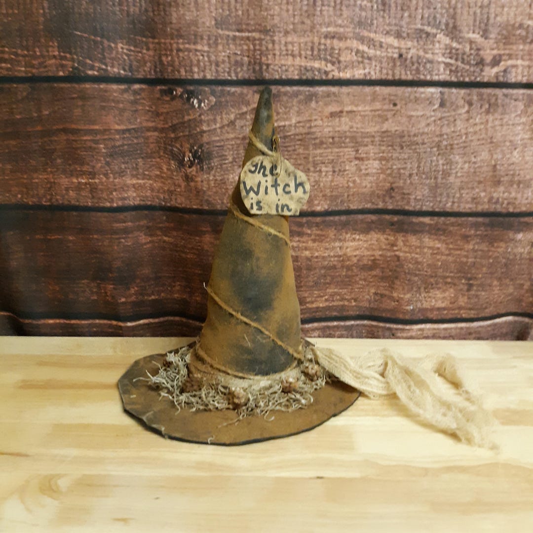 Extreme Primitive Witch Hat Halloween Fall Decor - Etsy