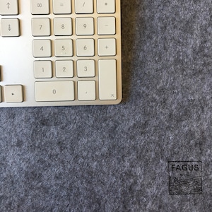 Premium Wool Felt Desk Mats/desk Pads, Non Slip, Writing Pad, Mouse Pad ...