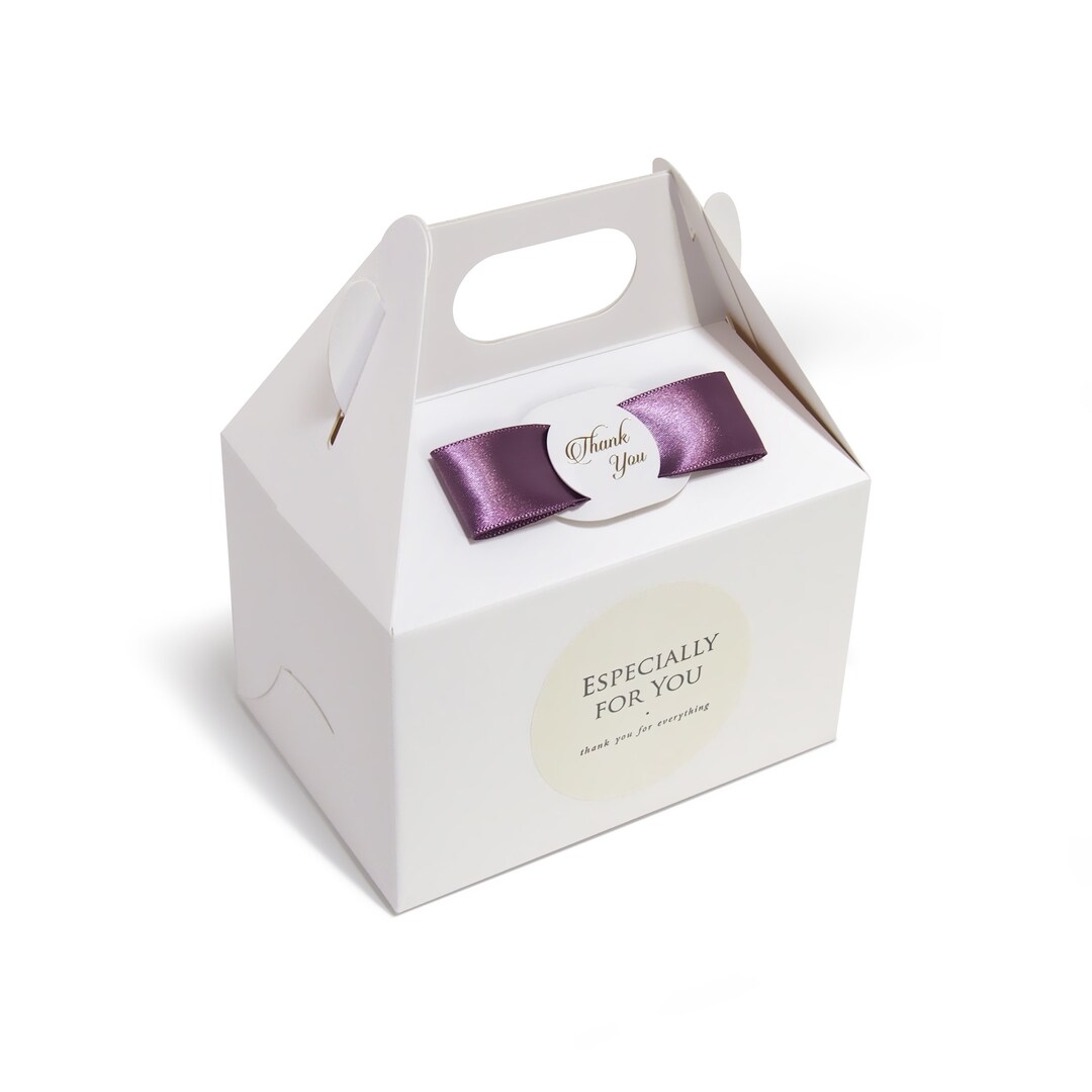 5 PACK Decorative Portable Gable Cardboard Box 5.5x4x3.5 Party Favor ...