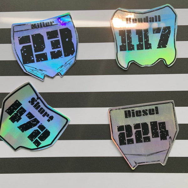 Odi Number Plate Decal - Etsy