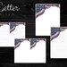 American Flag Printable Stationery Set/printable Stationary Paper ...