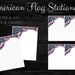 American Flag Printable Stationery Set/printable Stationary Paper ...