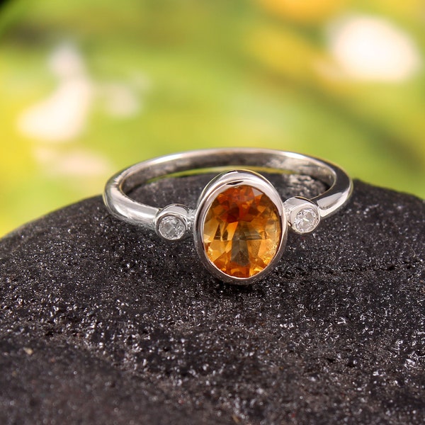 Citrine Ring - Etsy