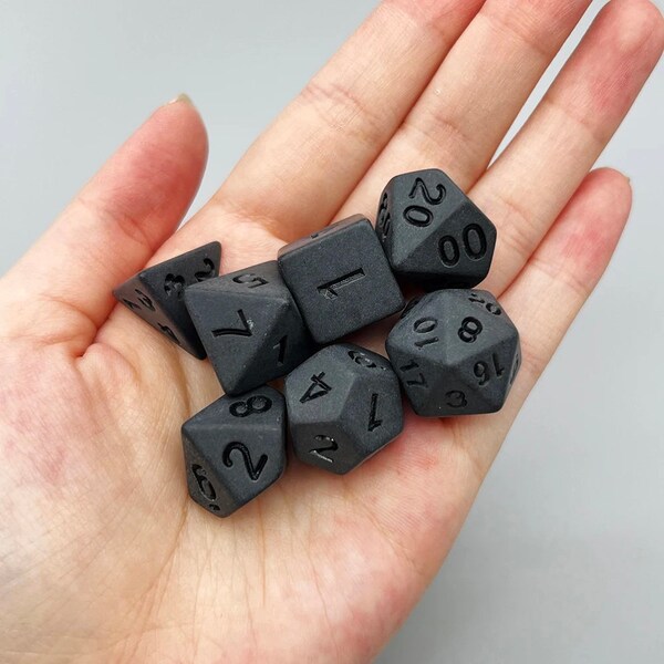 Black Dice Set - Etsy