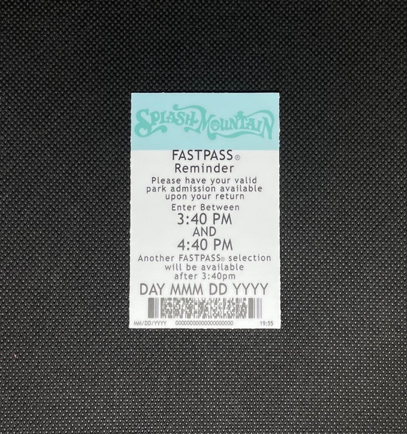 Splash Mountain Fastpass Sticker | Etsy