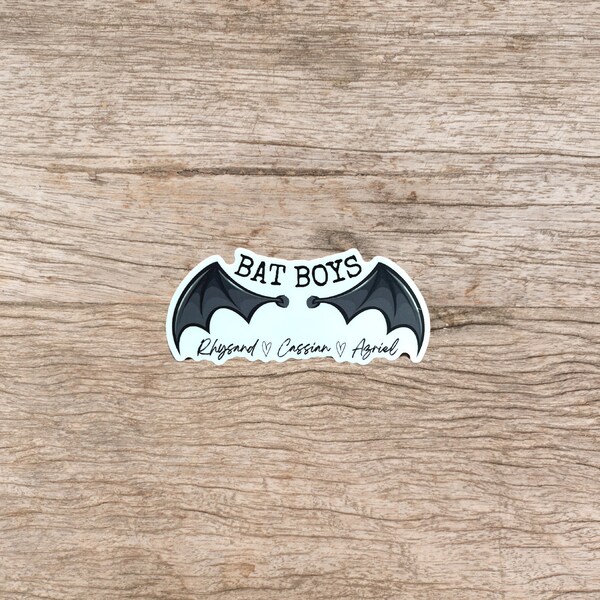 Bat Boys Acotar Stickers - Etsy