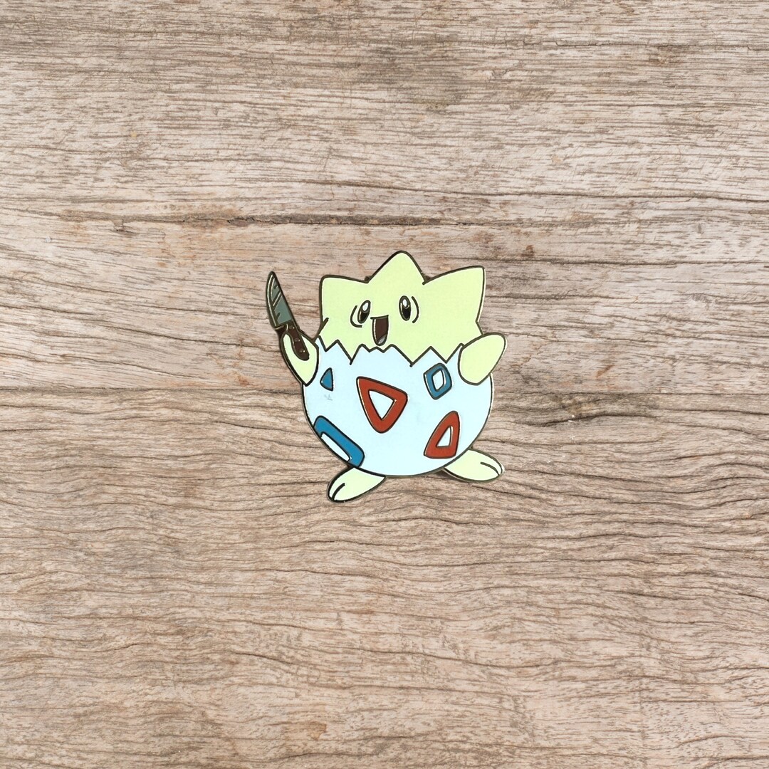 Togepi With a Knife Hard Enamel Pin - Etsy