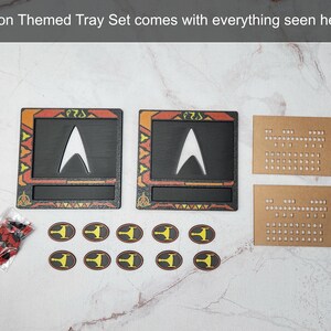 Star Trek Alliance Captain Player Card Trays and Overlays With Custom ...